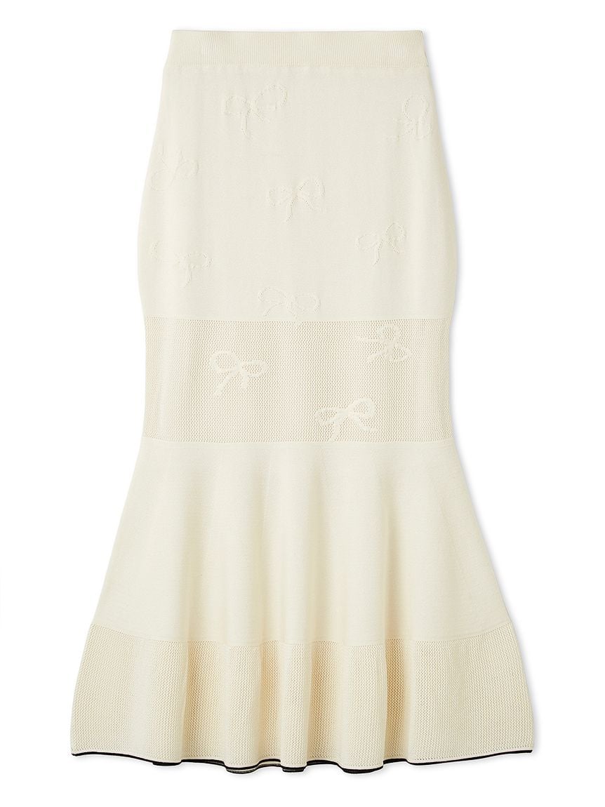 Ribbon Jacquard Knit Skirt – SNIDEL