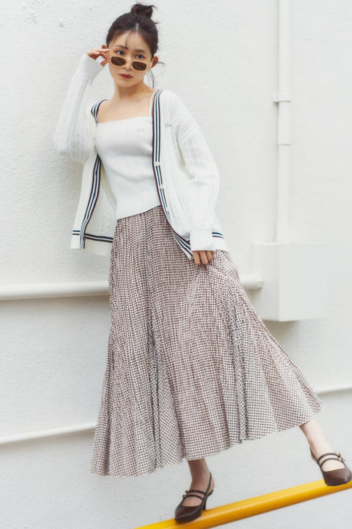 LACOSTE Knit Cardigan – SNIDEL